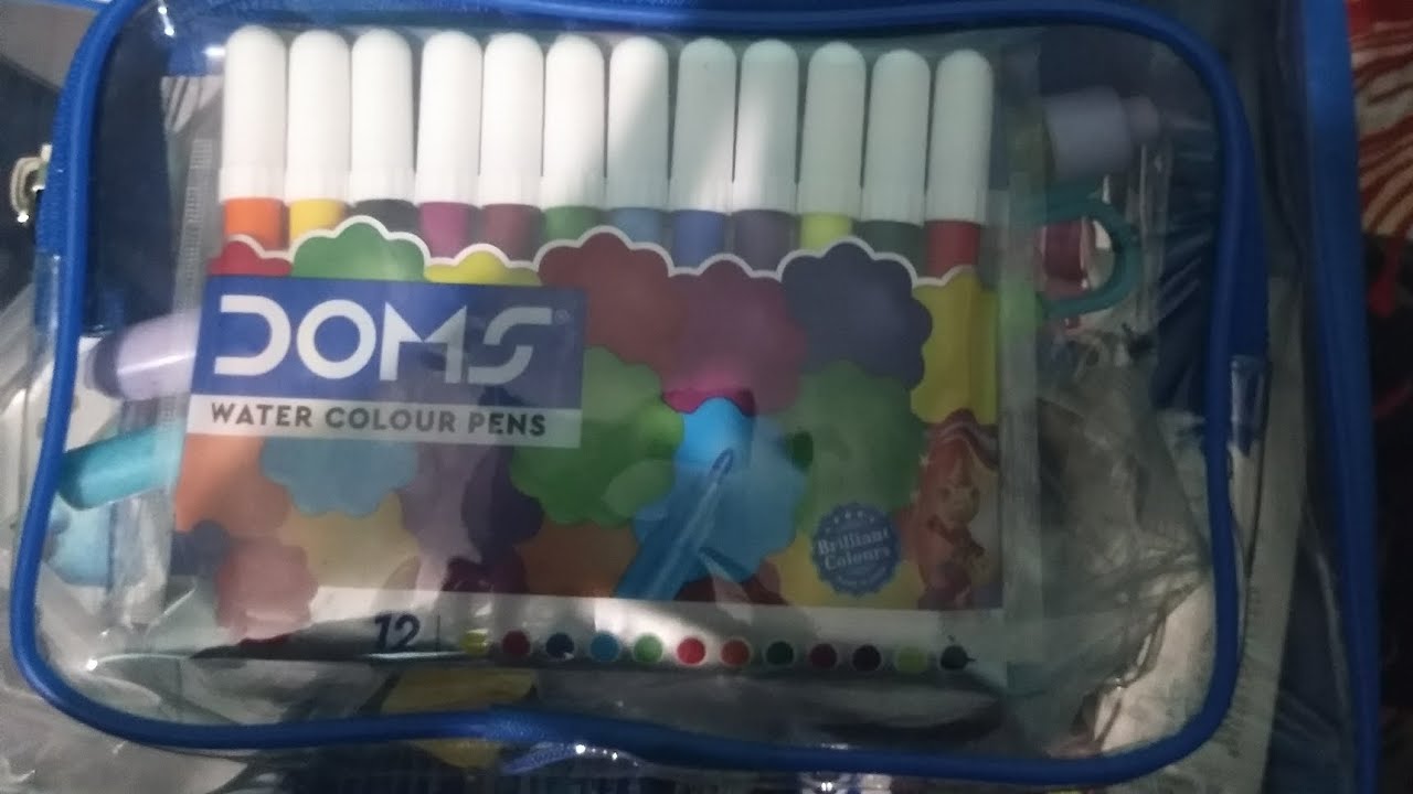 doms colour set unboxing - YouTube