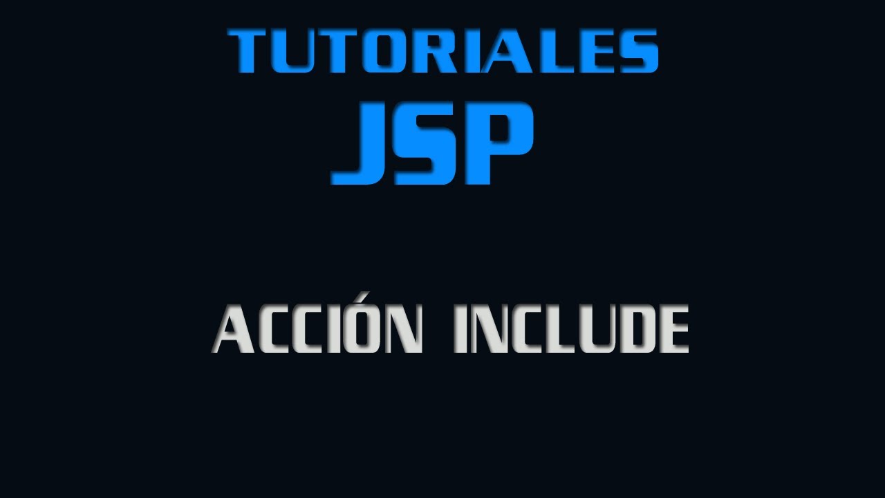 Tutoriales Jsp Jspinclude Youtube