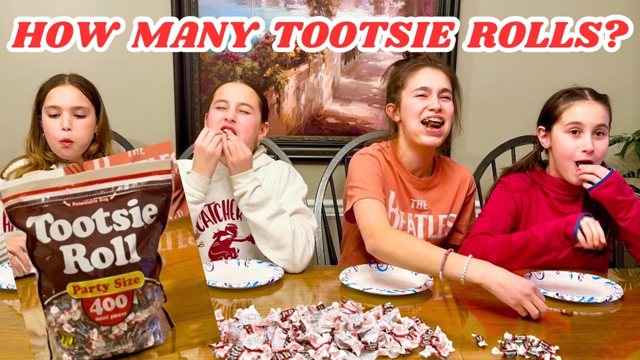 Tootsie Roll Challenge: How Many Tootsie Rolls Can You Fit in Your ...