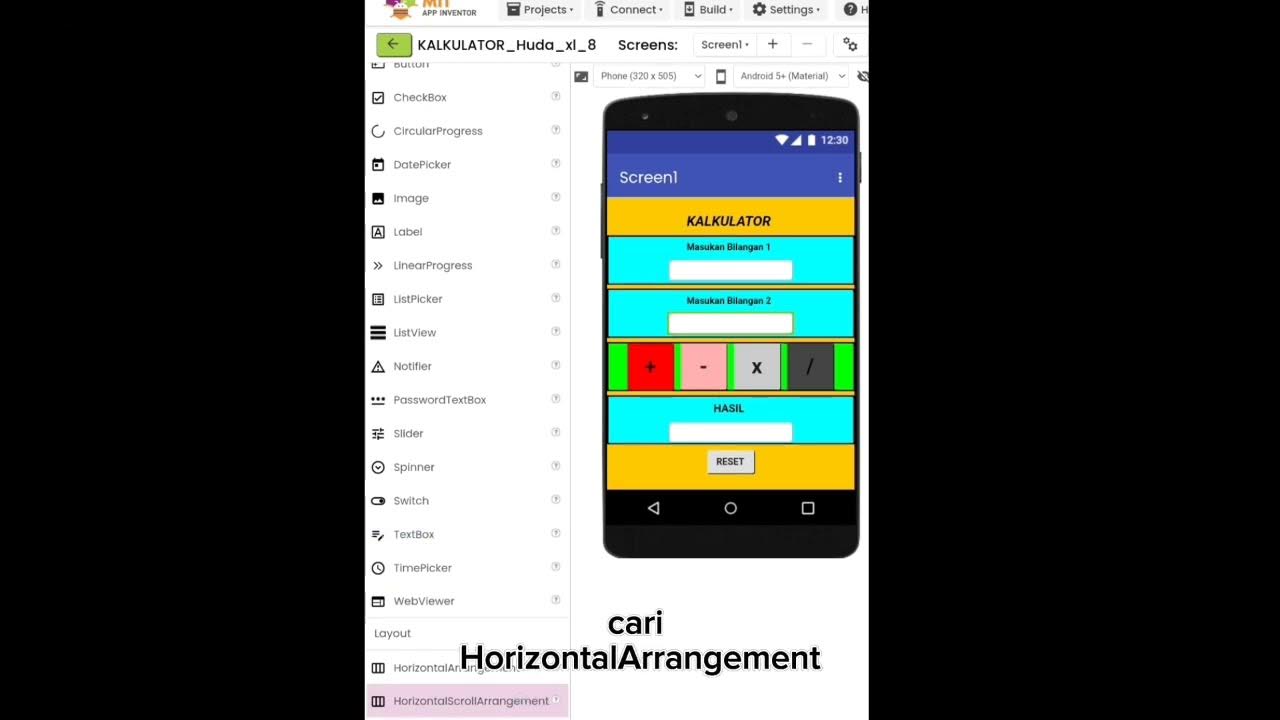 Cara Membuat Kalkulator di MIT App - YouTube