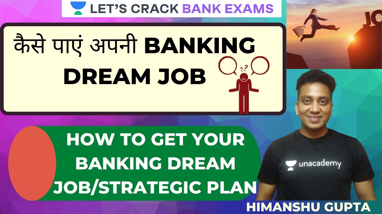 How To Get Your Banking Dream Job | Strategic Plan for Bank Exams 2020 ...