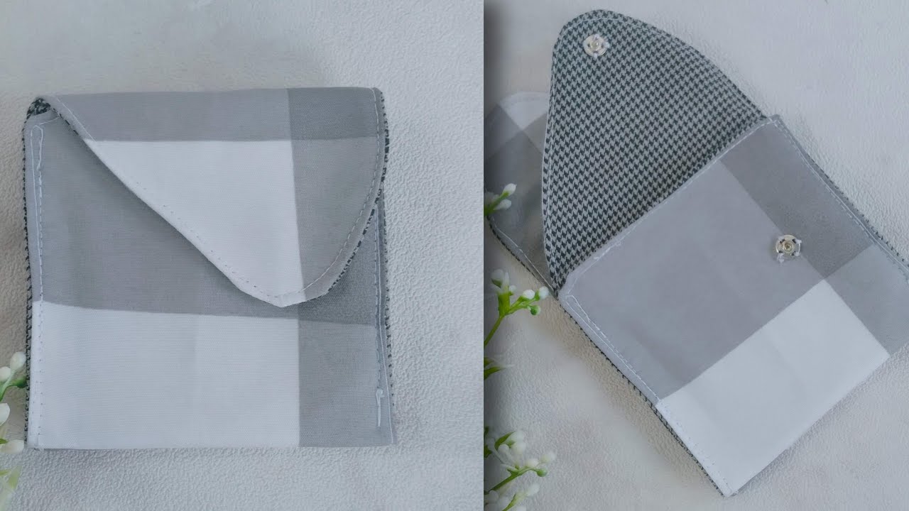 DIY Sided Wallet I How To Make Wallet I Sewing Project I Wallet Ideas ...