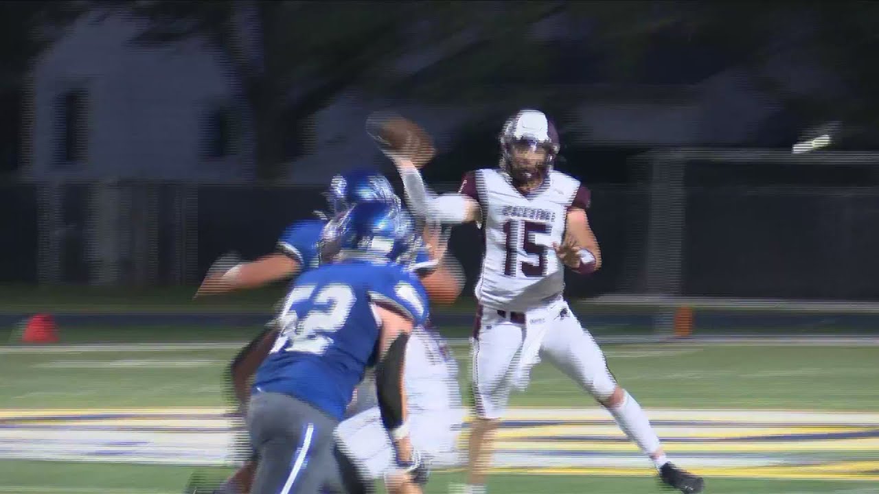 Rockridge Rockets defeat Sterling Newman 33-8 - YouTube