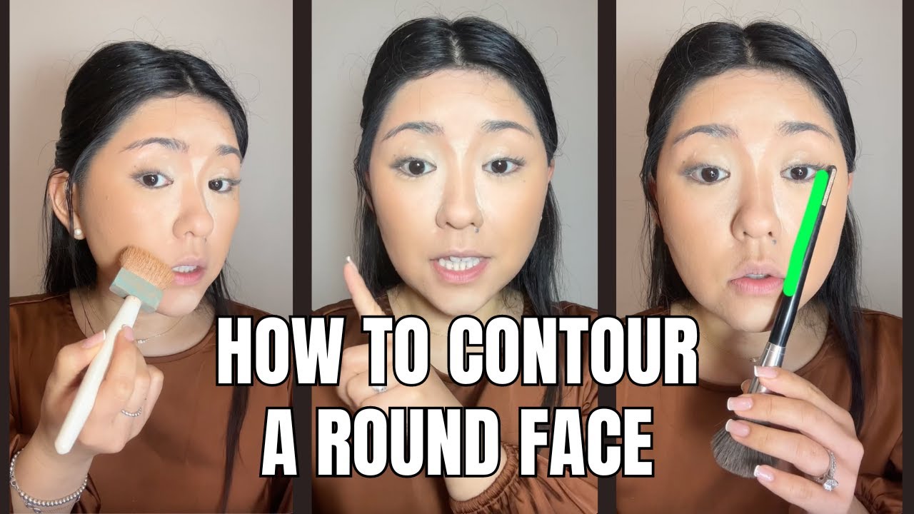 THE NEW VIRAL WAY TO CONTOUR A ROUND FACE - YouTube