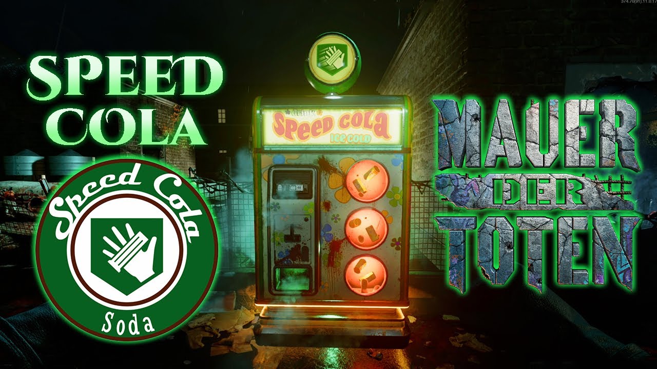 SPEED COLA PERK LOCATION - MAUER DER TOTEN! (WHERE TO FIND SPEED COLA ...