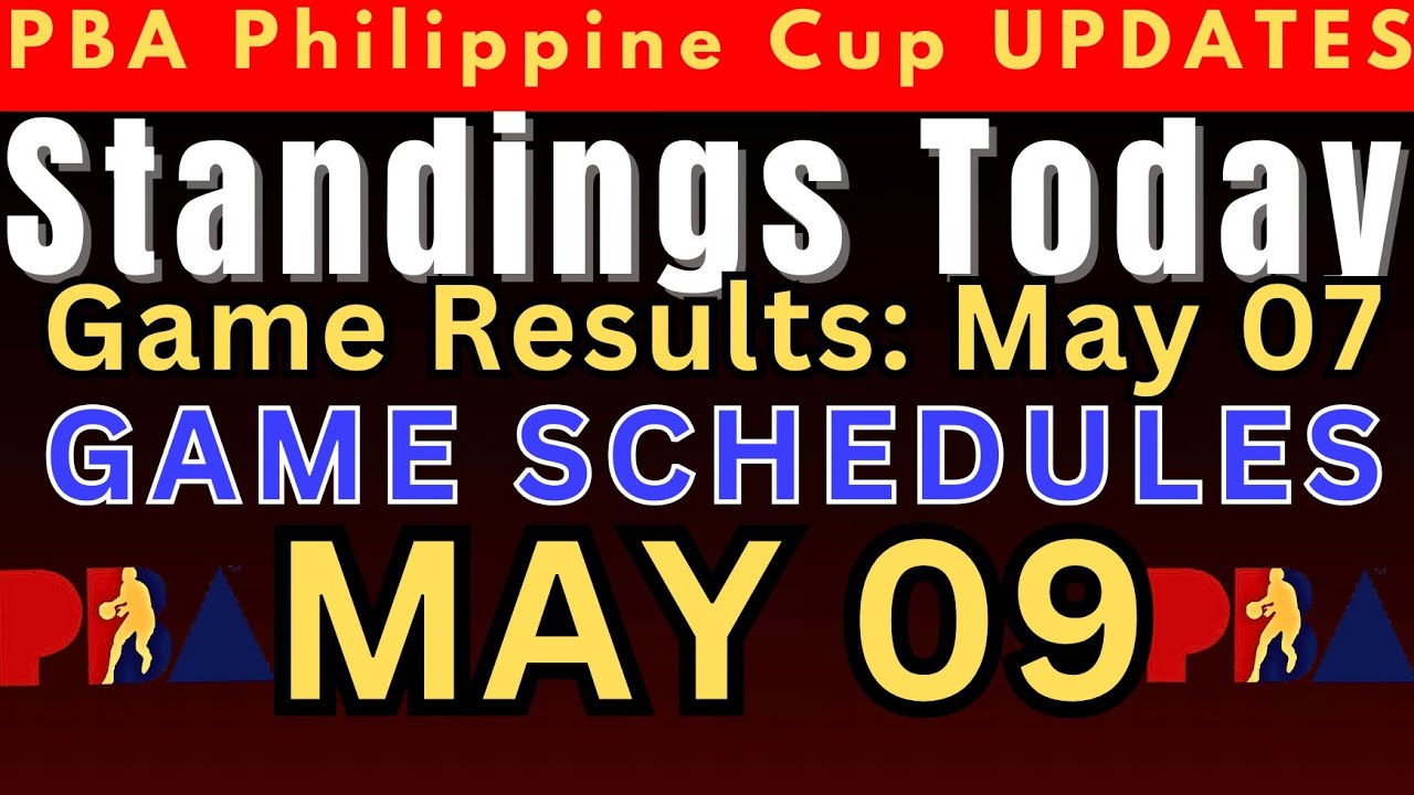 PBA Standings & Game Result Today | May 07, 2025 #pba #pbagamestoday # ...