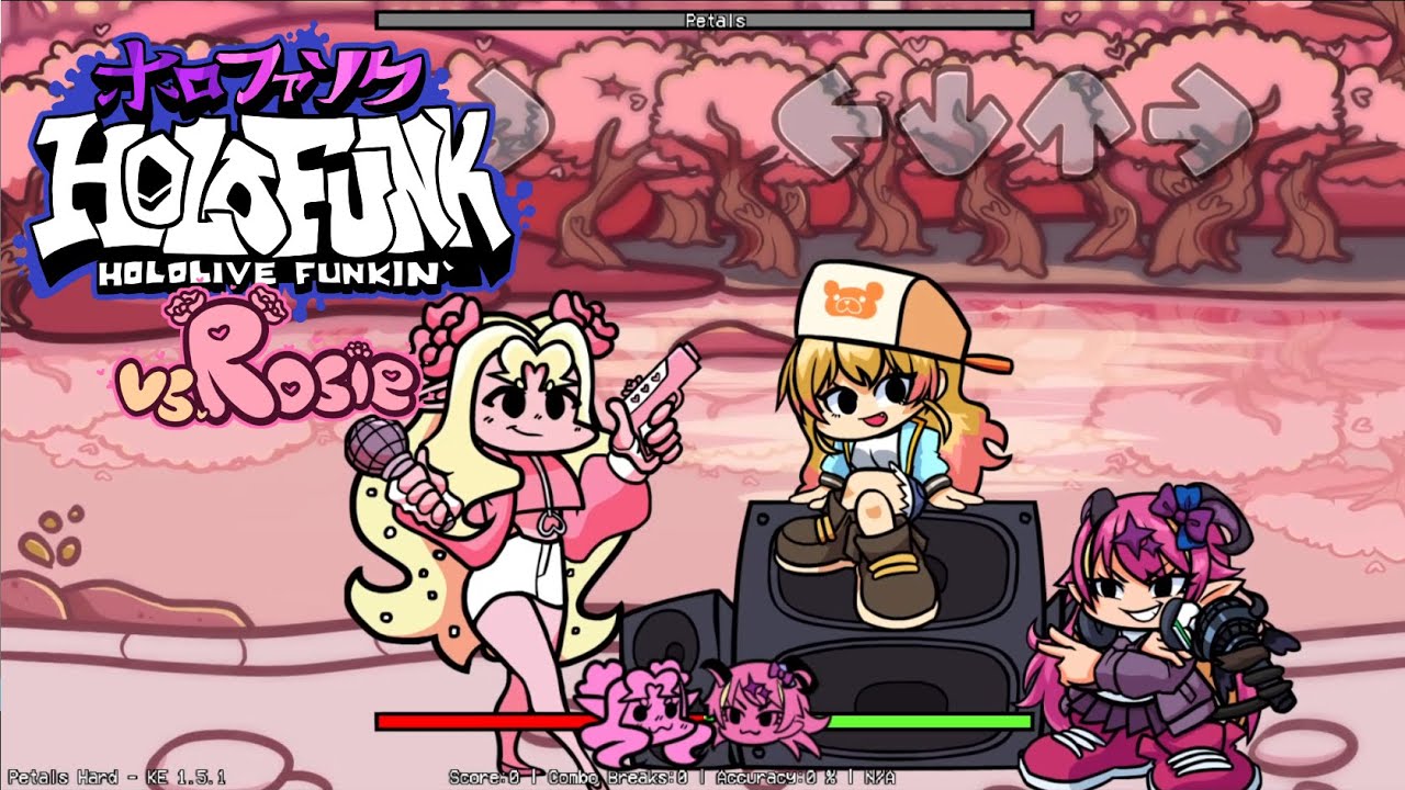 Friday Night Funkin - Pick n' Pluck - vs Rosie but it uses the Holofunk ...