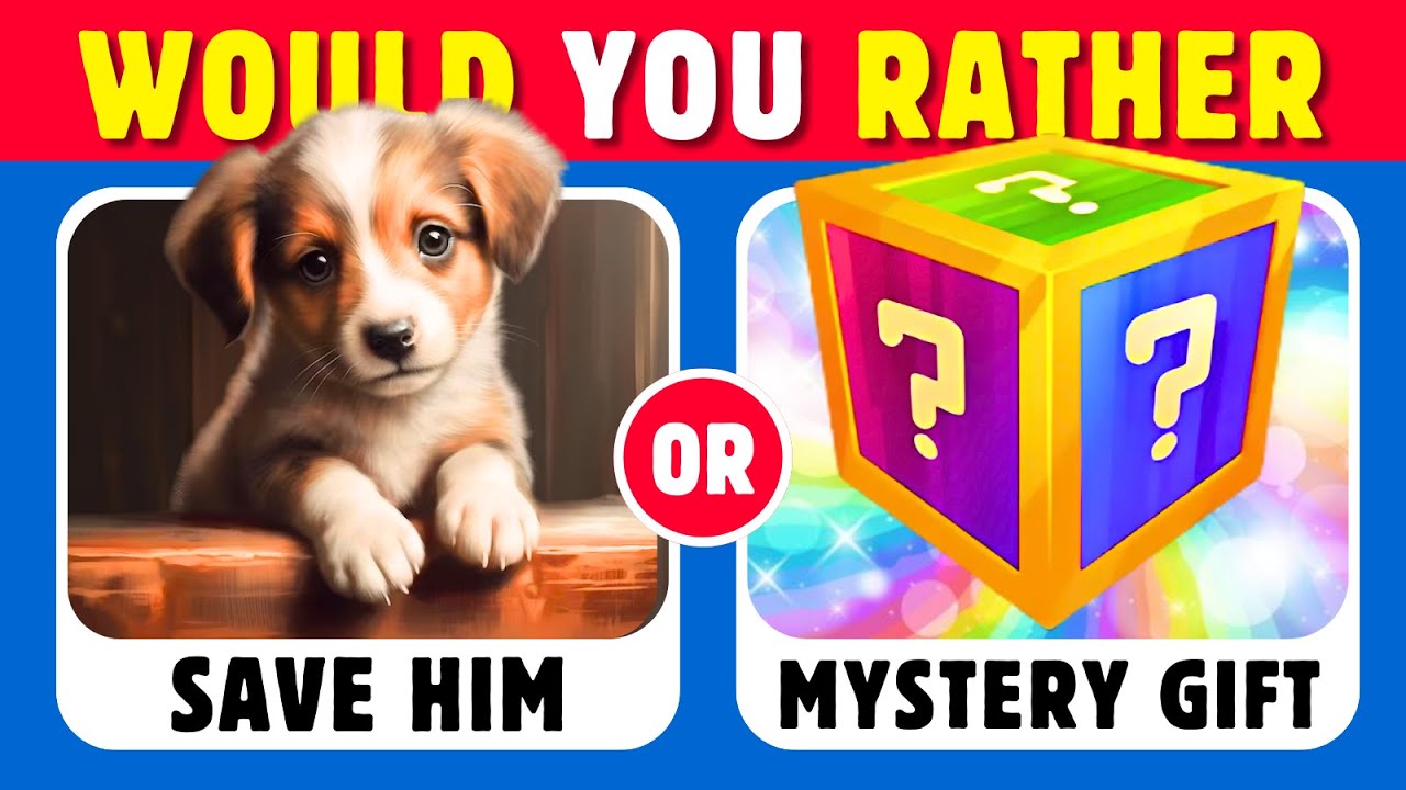 Would You Rather - MYSTERY Gift Edition 🎁 Quiz Flare - YouTube