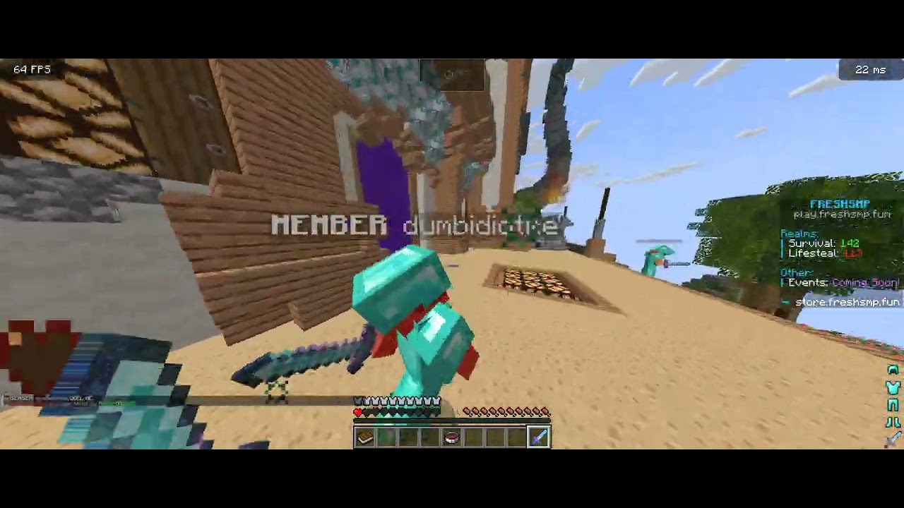 some minecraft pvp - YouTube