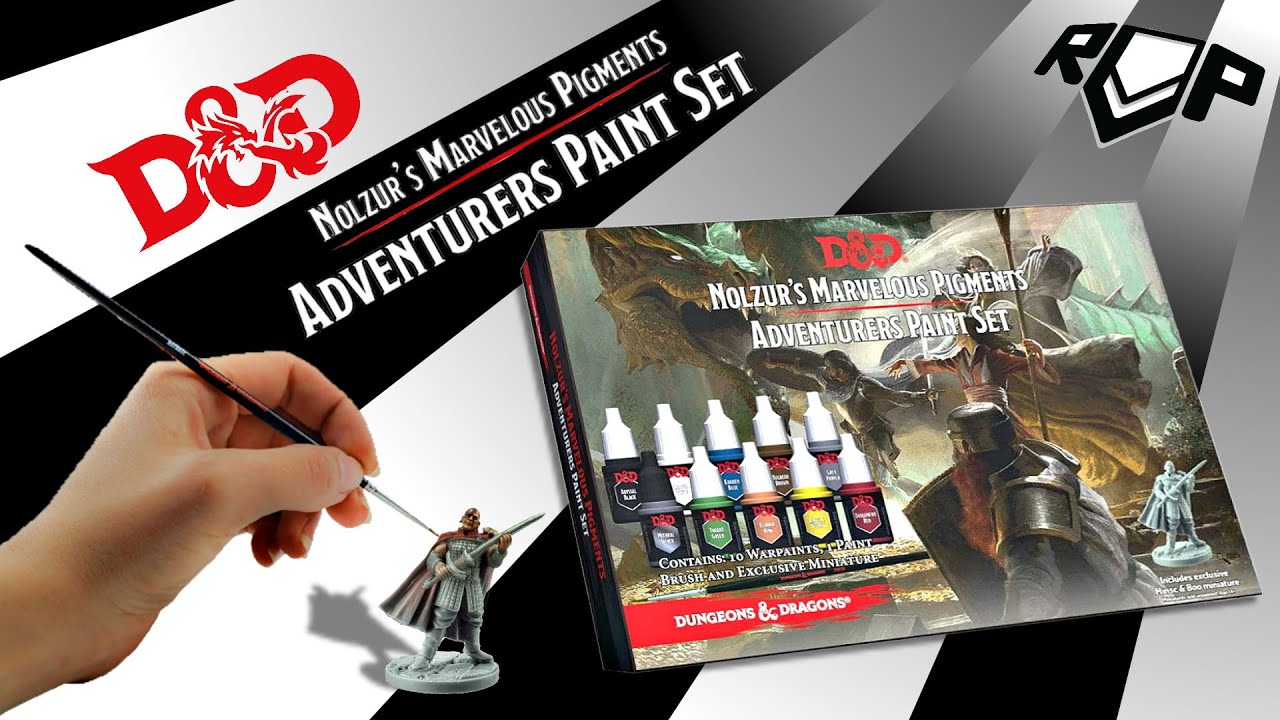 D&D Adventurer's Paint Set - Overview & Thoughts - YouTube