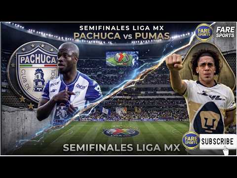 PACHUCA VS PUMAS UNAM: ¿Quién tiene la ventaja real en la Ida? - YouTube