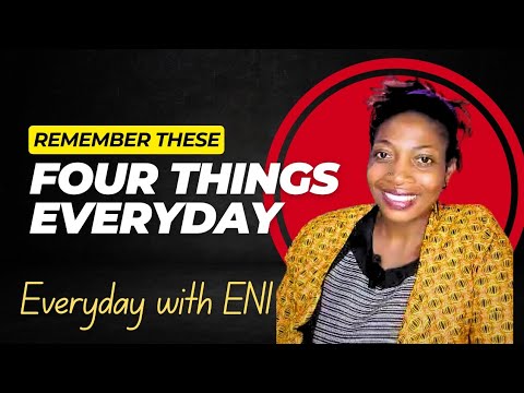 4 things you should remember everyday - YouTube
