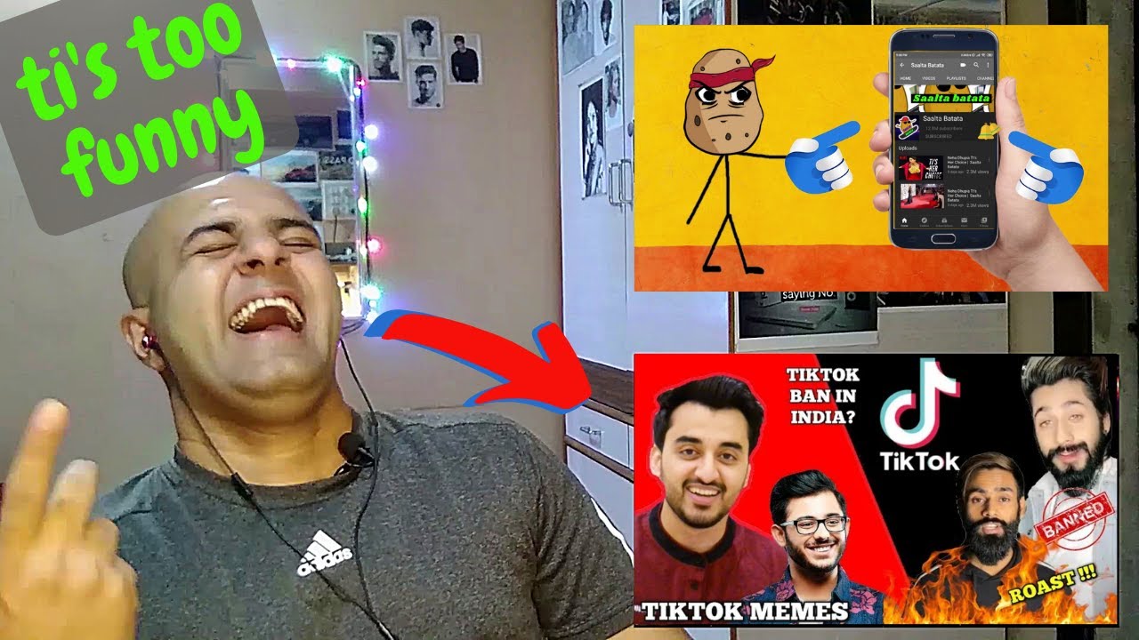 😂 TIKTOK BAN IN INDIA ? TIKTOK MEMES | CARRYMINATI | FAIZAL AMIR ...