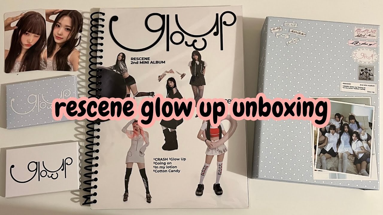 rescene glow up unboxing with apple music pobs!! - YouTube
