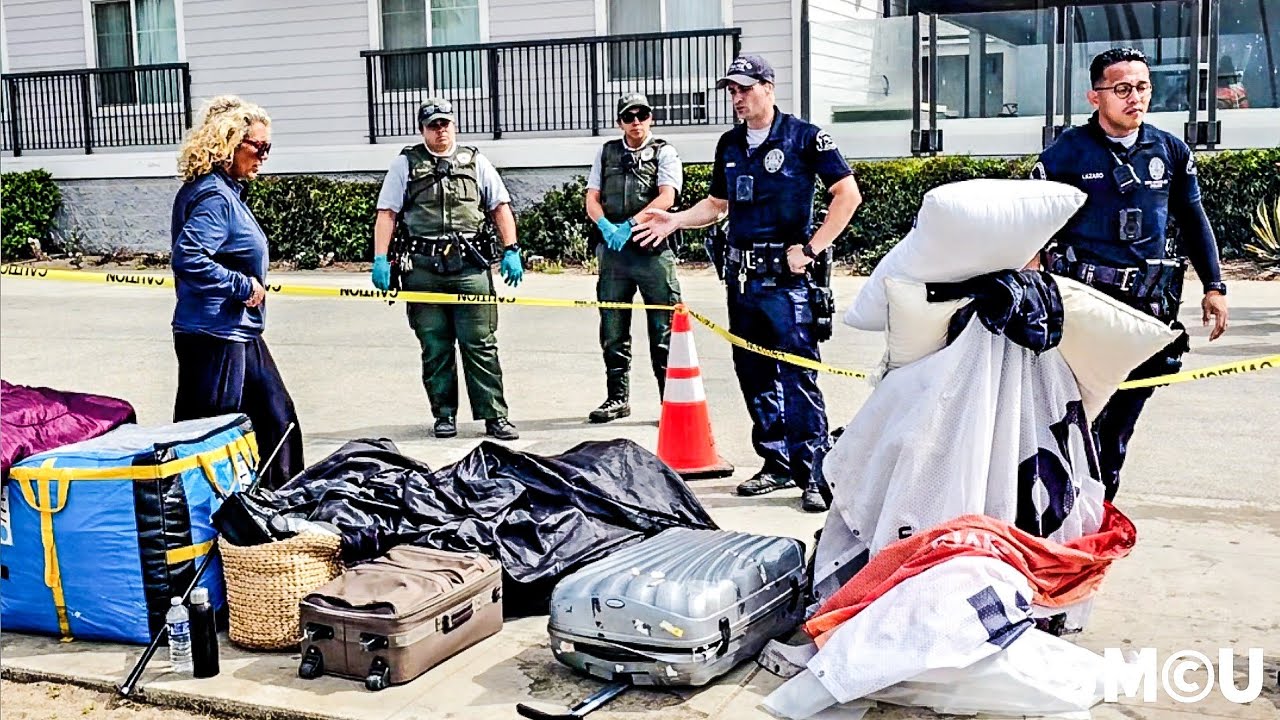 Venice Beach Boardwalk Homeless Encampments Cleanup: Multi-Agency Task ...