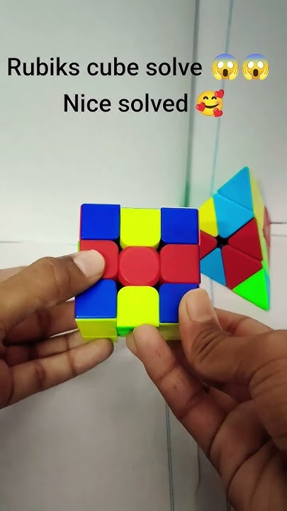 How to 3by3 rubiks cube solve😱😱 nice solved🥰#shorts#viral#cube #shorts video - YouTube