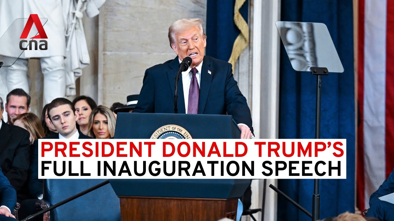 Donald Trump’s inauguration speech in full | US Presidential ...