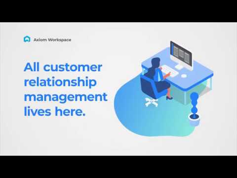 Axiom Workspace - the CRM for all small business - YouTube
