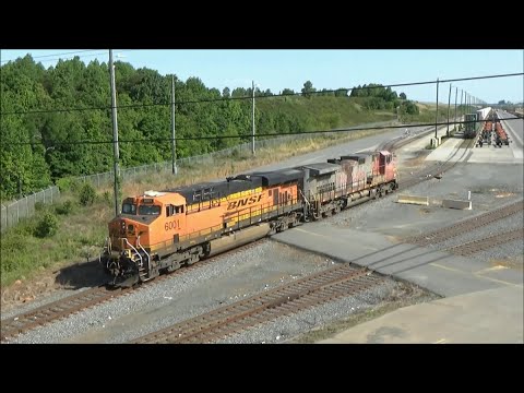 Railfanning the Norfolk Southern Charlotte Dist. Ft. ATSF Warbonnet 647 (5/8/21) - YouTube