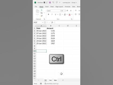 Make same change to multiple sheets at once in excel - YouTube