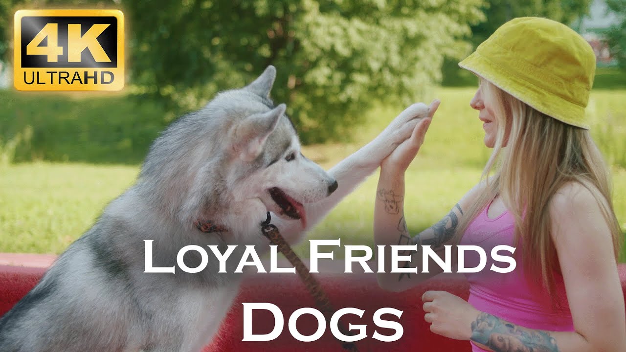 4K DOGS - Our Most Loyal Friends in 4K Ultra HD - Relaxation Film with ...
