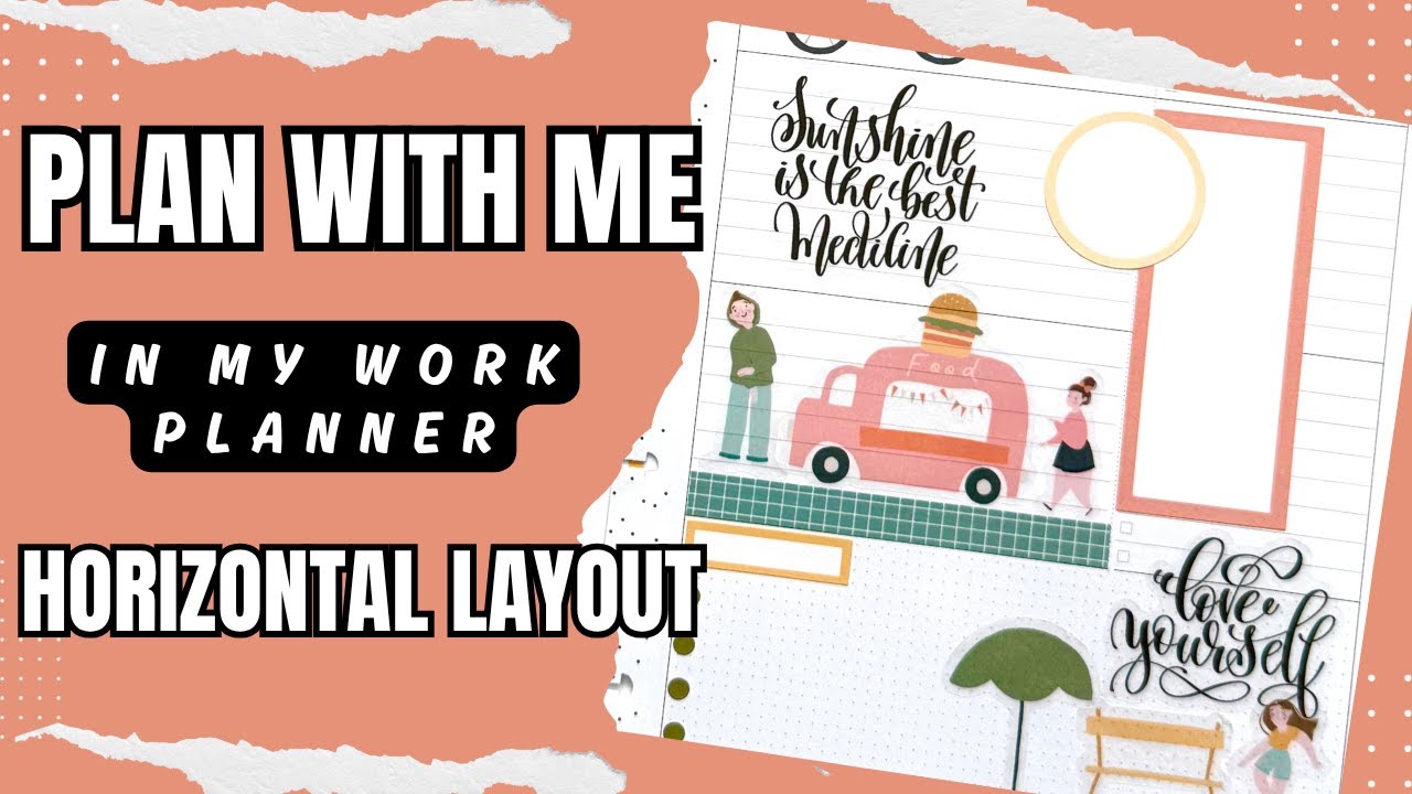 How Do I Use My Work Planner? [Happy Planner Horizontal Layout] - YouTube
