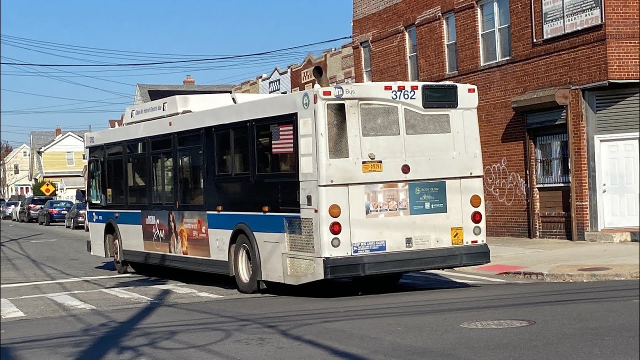 MTA Bus: 2007 Orion VII OG HEV 3762 on the Q41! - YouTube