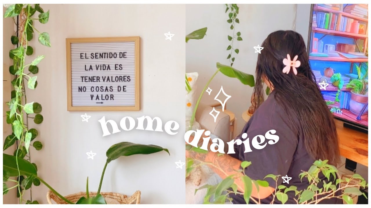 Home diaries nuevo rincón🌱|mover muebles y relajarse en casa☁️|hornear🥧 ...