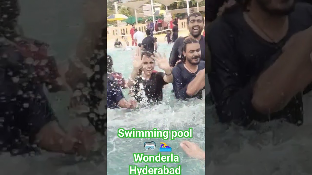 Swimming Pool! Wonderla Hyderabad! #summervibes #swimming #pani # ...