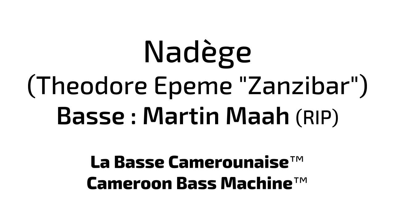 Nadège - Théodore Epeme "Zanzibar" & Les Têtes Brulées (1989) - YouTube