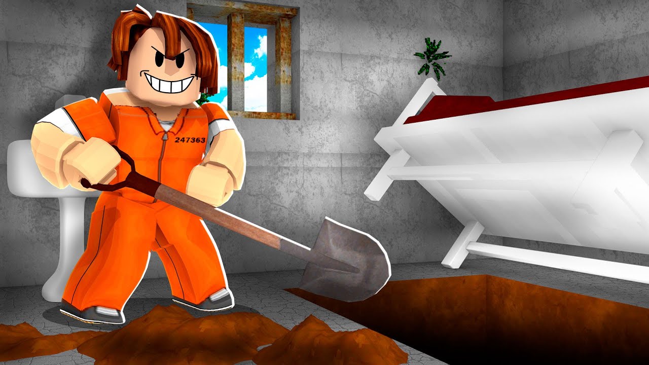 O PRISIONEIRO TEX tenta fugir da prisão de segurança máxima (Roblox ...