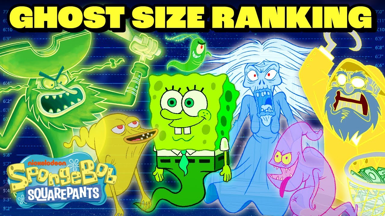 Ranking SpongeBob GHOSTS By Size! 📏 | @SpongeBobOfficial - YouTube