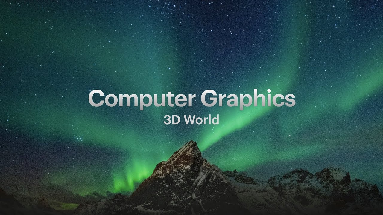 CS 2025307 (Computer Graphics-WebGL): Lec 9 (3D) 1/4 - YouTube