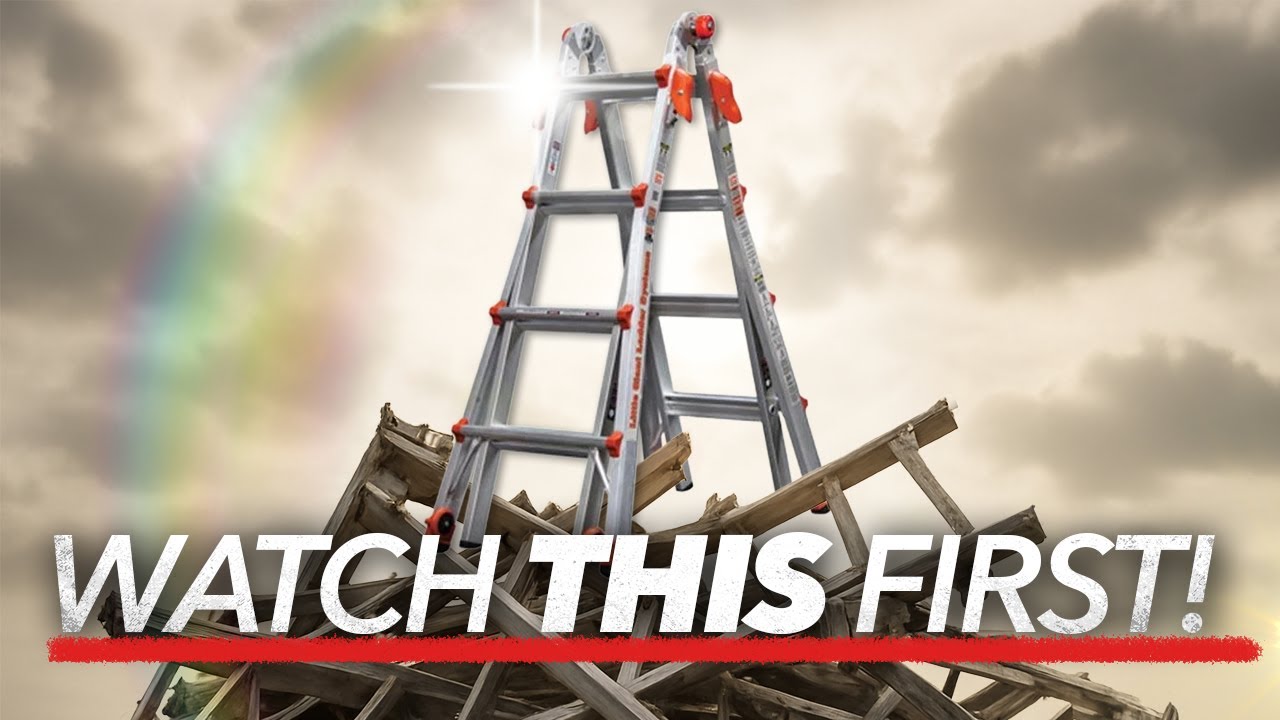 How To Use an Articulating Ladder | 4 Tips and Tricks - YouTube