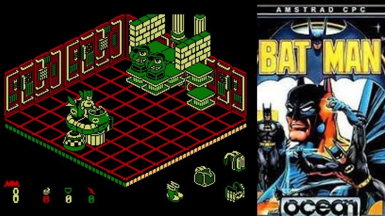Batman Playthrough - 1986 Amstrad CPC 464 - YouTube
