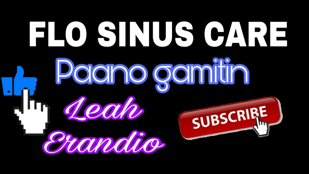 FLO SINUS CARE Paano gamitin para sa baradong ilong o may sipon - YouTube