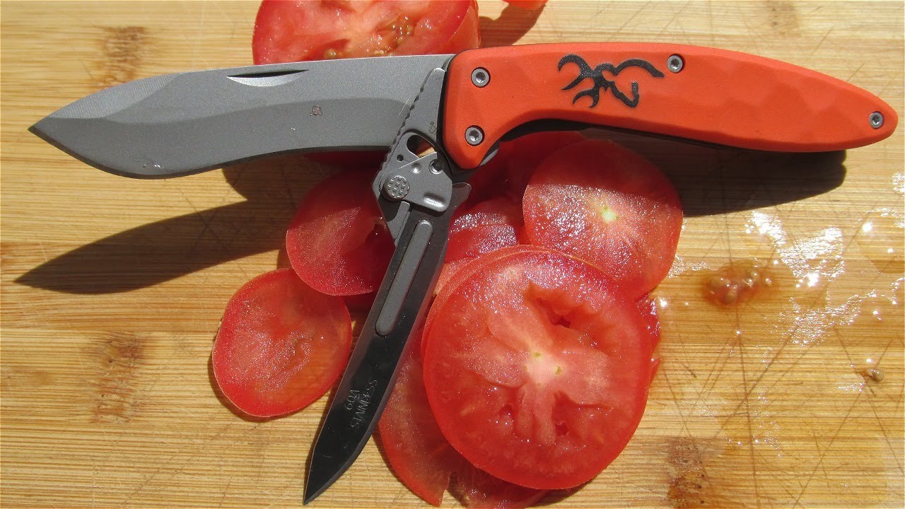 BROWNING PRIMAL SCALPEL 2 BLADE KIT Folding Hunting Knife - YouTube