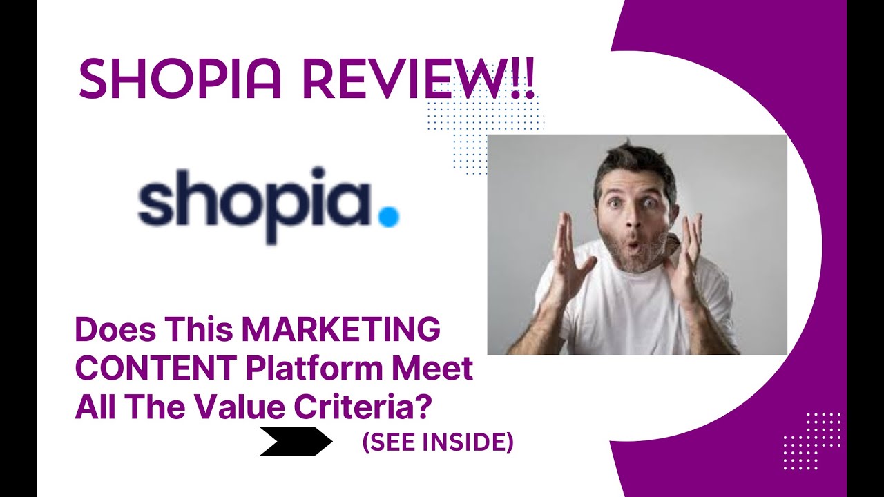 Shopia REVIEW- Does This MARKETING CONTENT Platform Meet All The Value ...