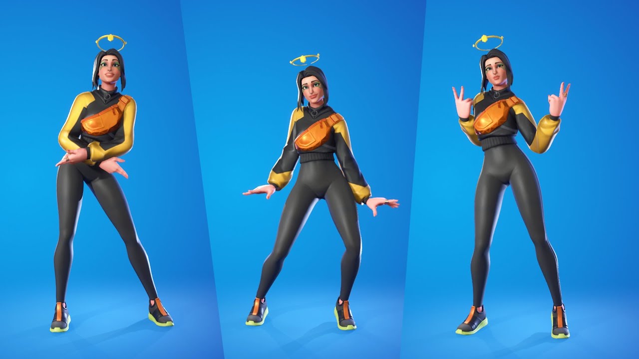 Dark Skin Showcase With Emotes And Dances Fortnite Youtube