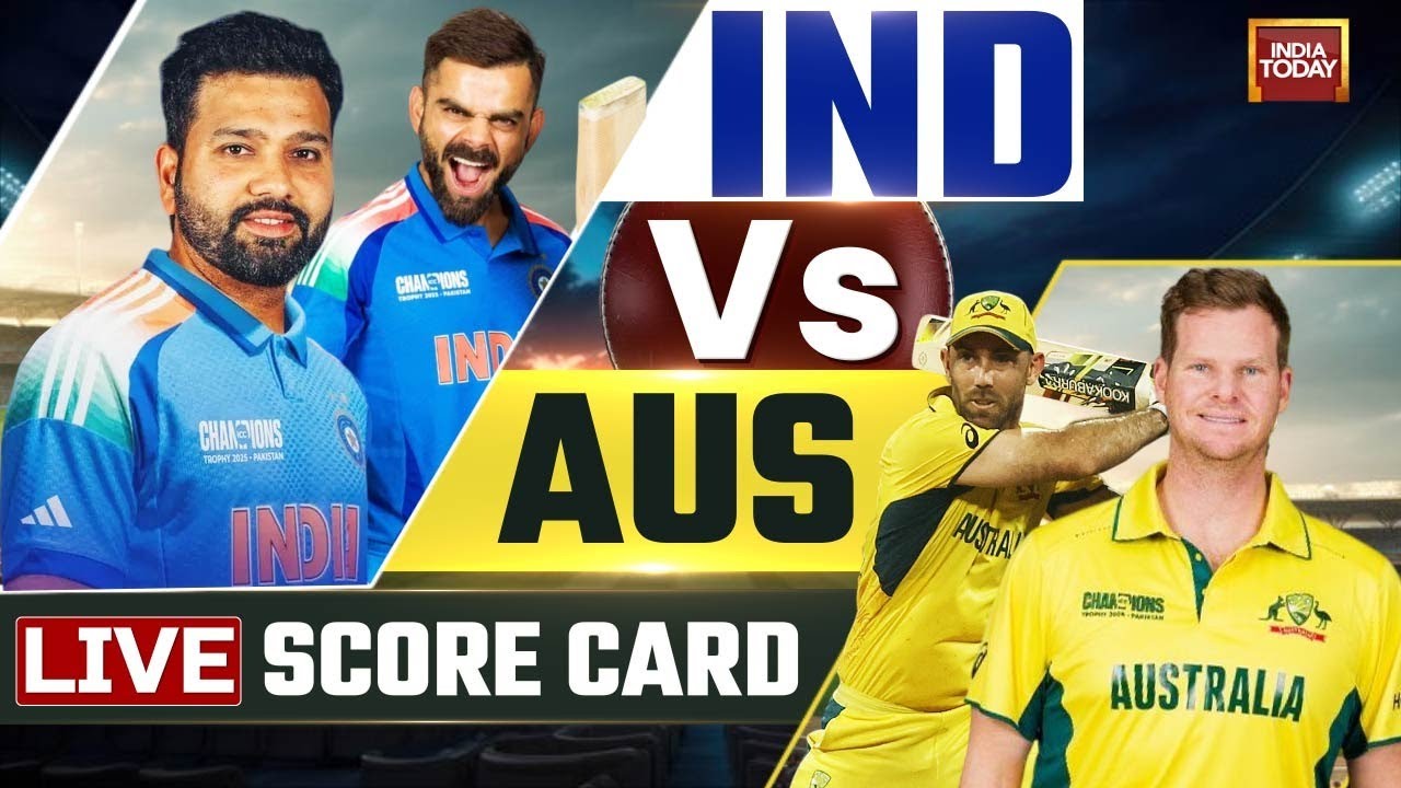 India vs Australia Match Live: Champions Trophy 2025 Semi-Final | ICC ...