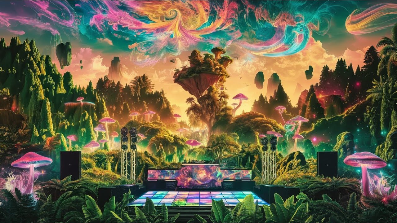 Galactic Harmonics - Psychedelic Trance Rave - Mega Bass Fusion - YouTube