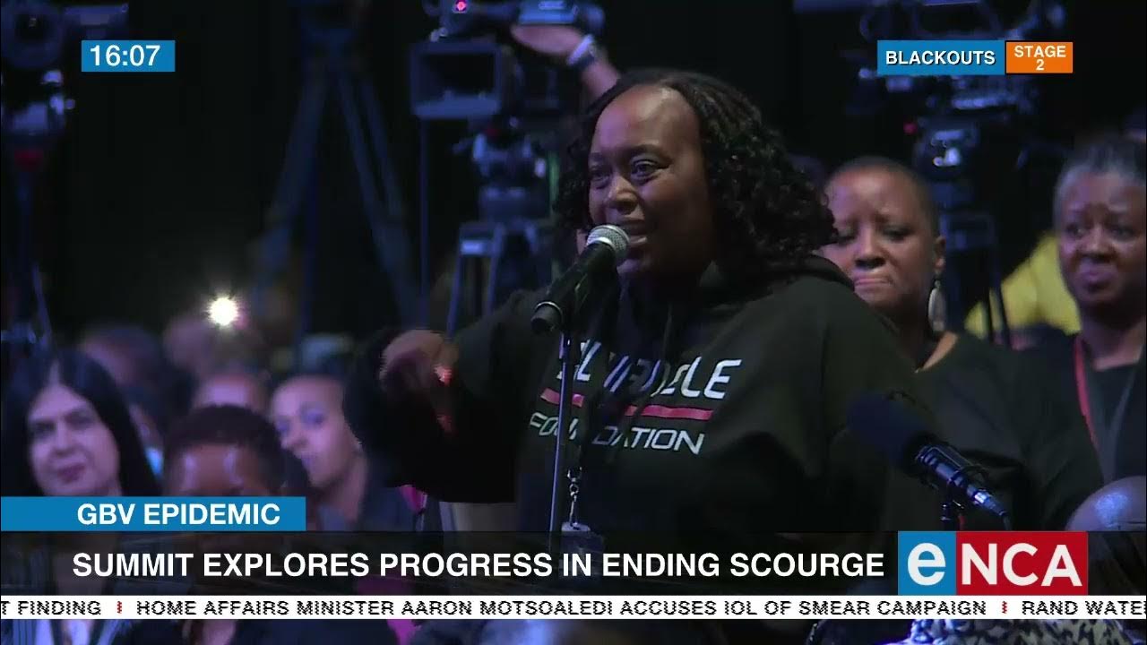 GBV epidemic | Emotions spill over at Midrand summit - YouTube