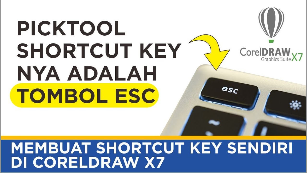 [ 3 MENIT ] CARA MEMBUAT SHORTCUT CORELDRAW X7 ~ Rahasia Desain Cepat ...