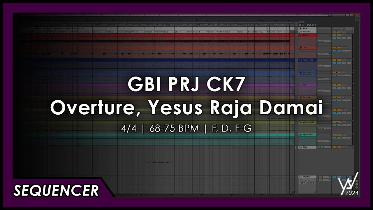 GBI PRJ CK7 - Overture, Yesus Raja Damai [Sequencer] - YouTube