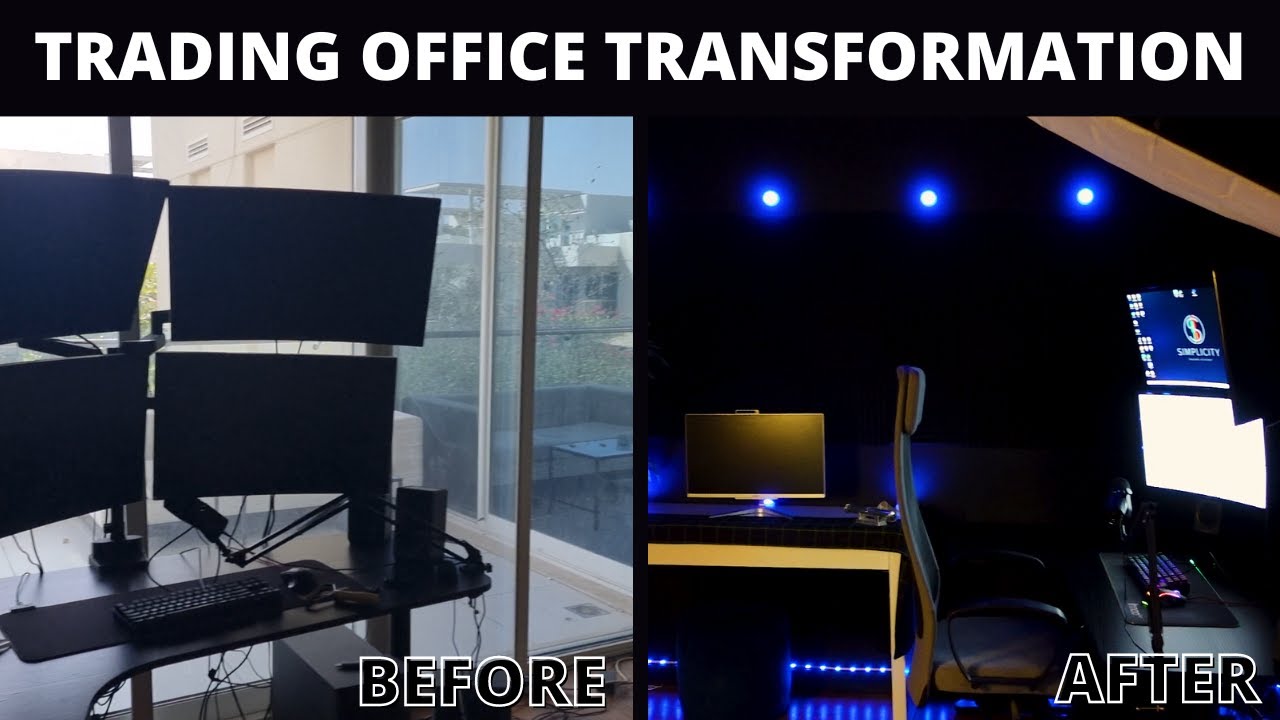 My $10,000 Home Office Setup Is AMAZING For Trading! - YouTube