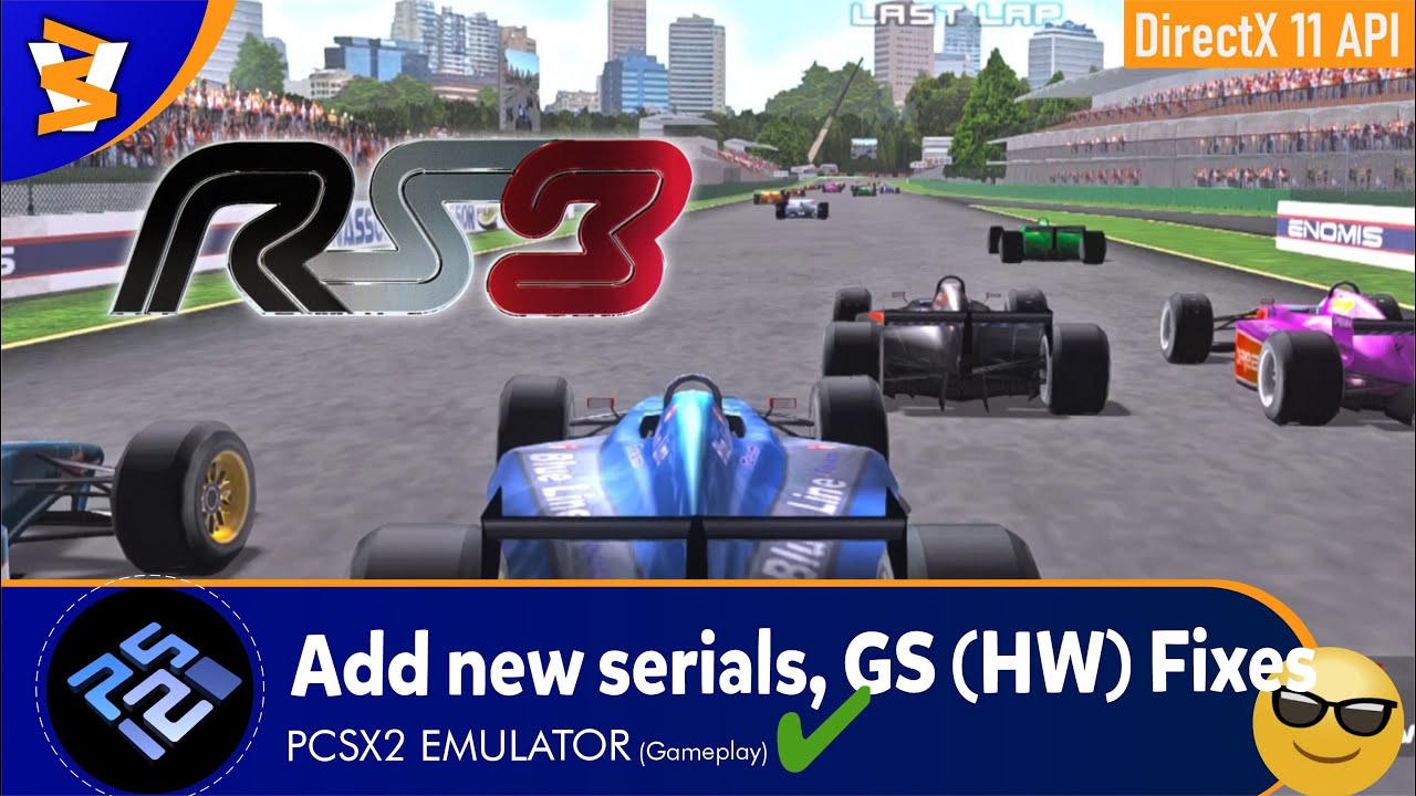 PCSX2-64bit 1.7.2754 - Racing Simulation 3 (Dx11/ReShade) - YouTube