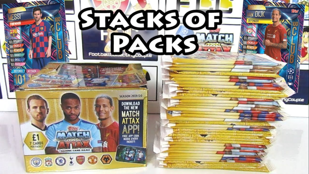 Match Attax 2019/20 Stacks of Packs | 100 Club Hunt | One Stop ...