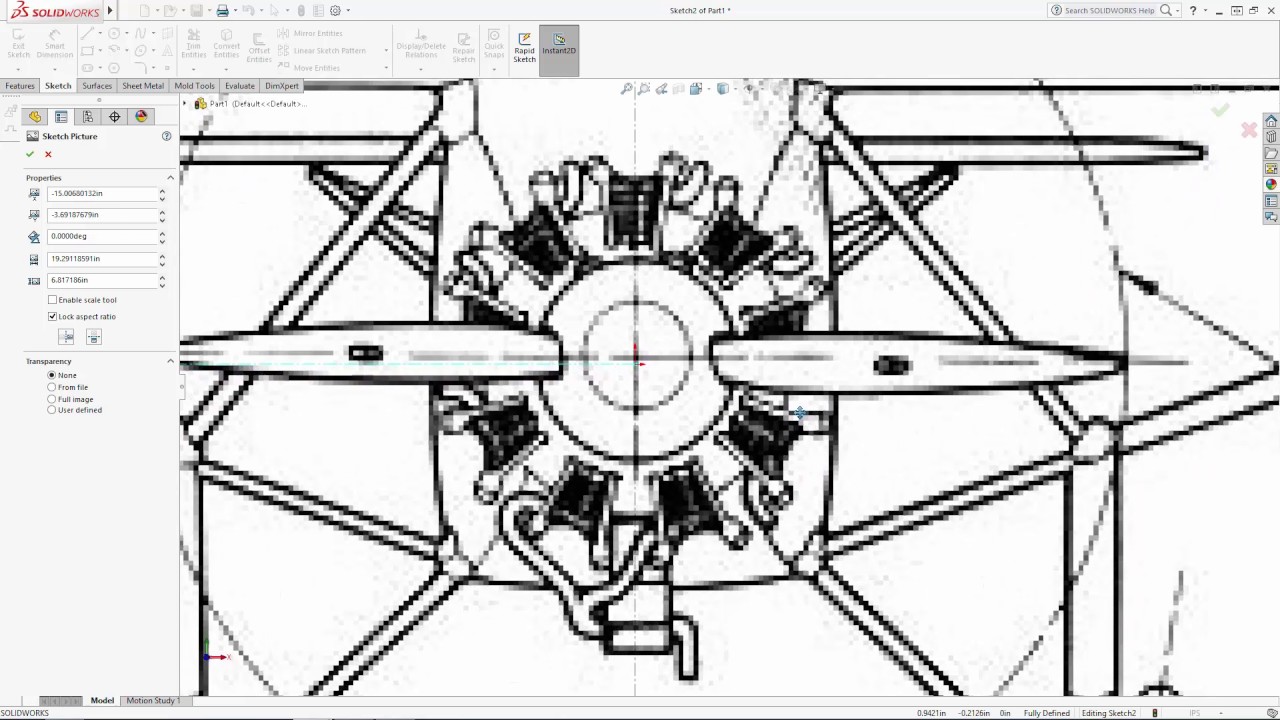 SOLIDWORKS Spirit of St. Louis Tutorial - Part 1 - YouTube