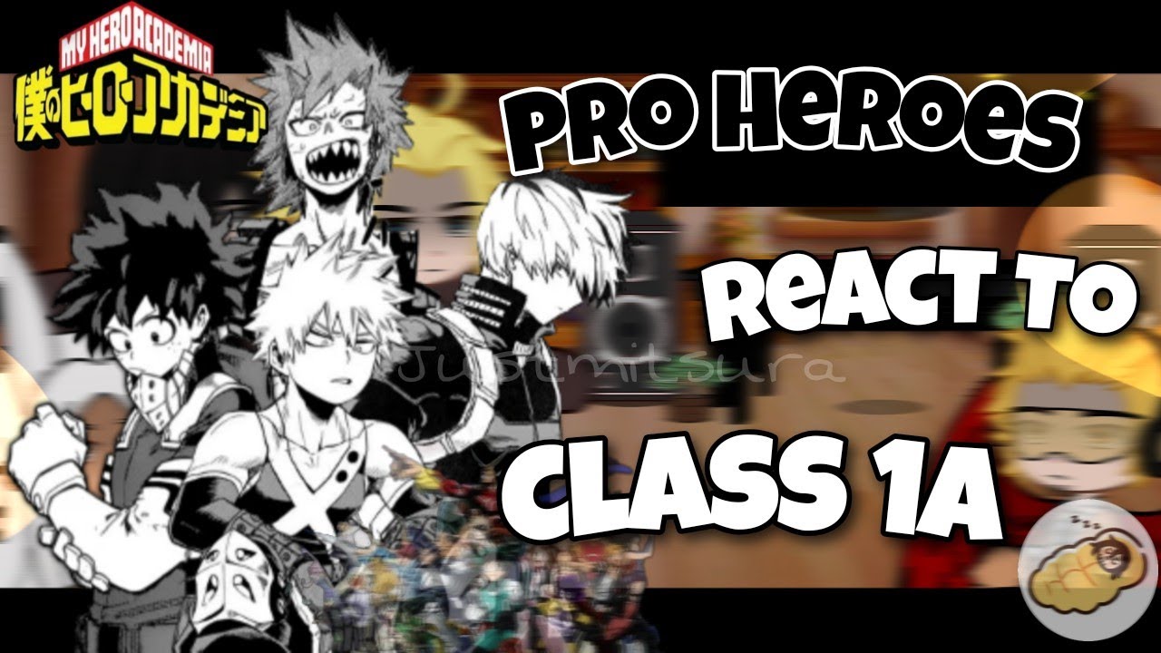 Pro heroes react to Class 1a | My hero academia | MHA/BNHA | Boku No ...