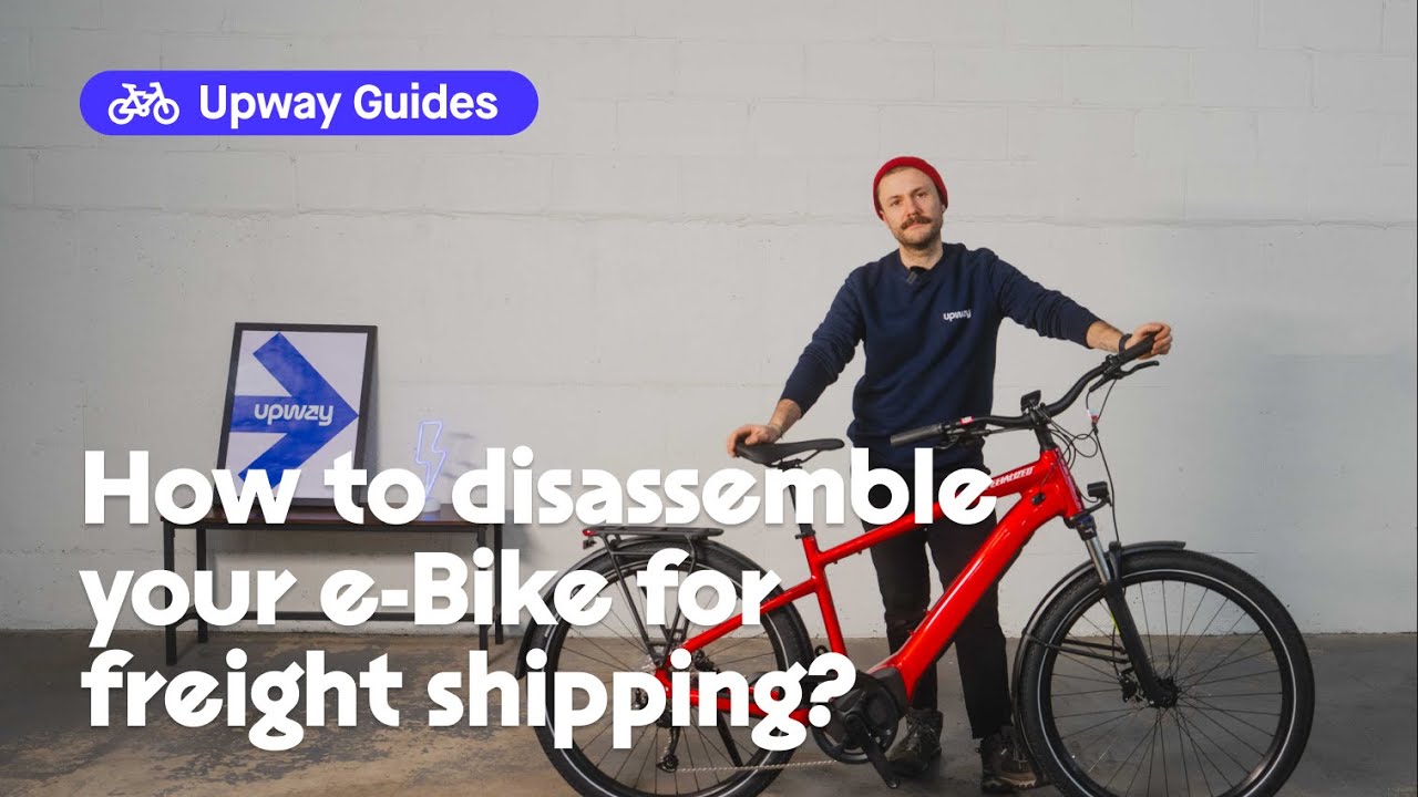 How to disassemble your e-Bike for freight shipping? - YouTube